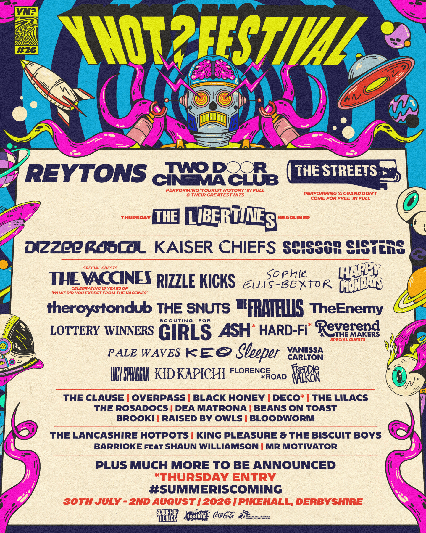 Y NOT Festival 2026 – Headliners Announced – Argus Far